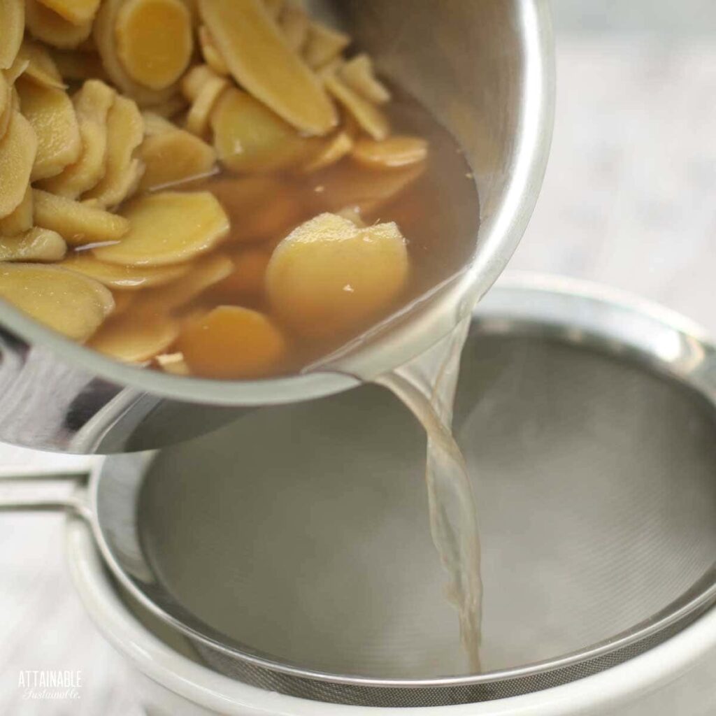 Flavor Packed Ginger Syrup Recipe (2-Ingredients) - Attainable Sustainable®