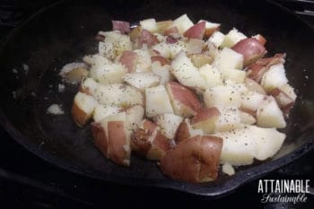 How to Make the Best Fried Red Potatoes Ever - Attainable Sustainable®