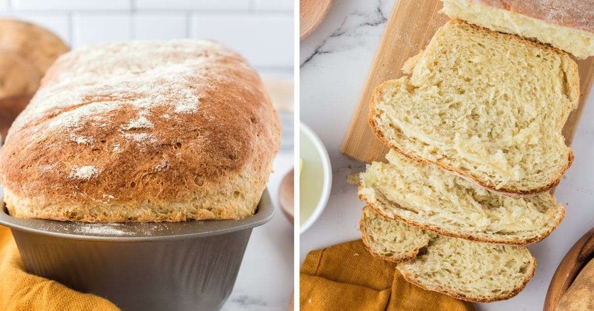 Soft Homemade Potato Bread Recipe - Attainable Sustainable