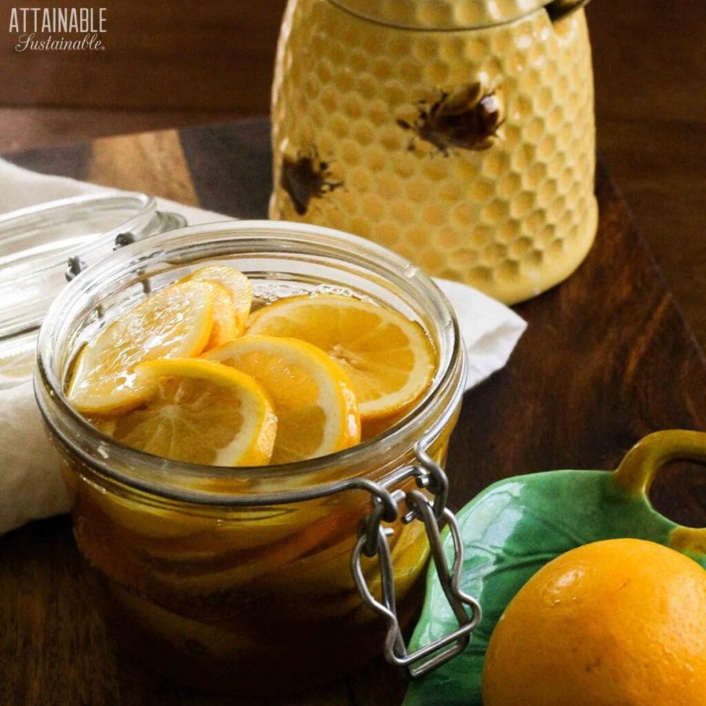 Lemon Fermented Honey for a Healthy Flavor Boost