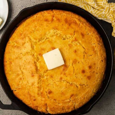Sweet Cornbread - Old-Fashioned Skillet Recipe - Attainable Sustainable®