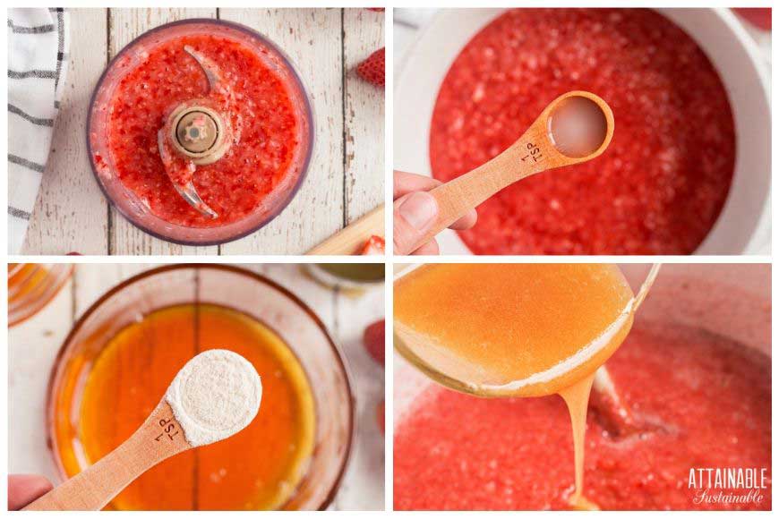 Easy (Lower Sugar) Strawberry Jam Recipe for Canning