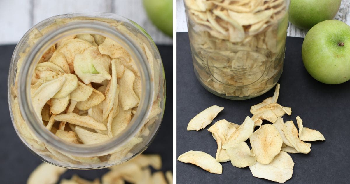 Dehydrated Apples for Snacks & Food Preservation