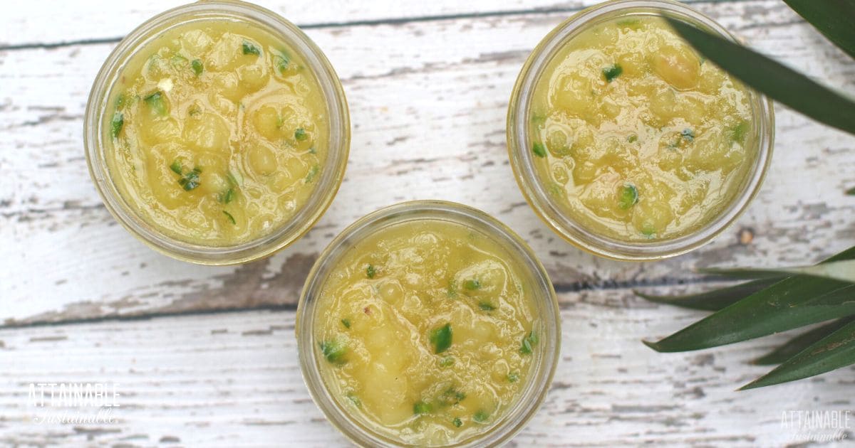 Pineapple Jalapeño Jam Recipe - Attainable Sustainable®
