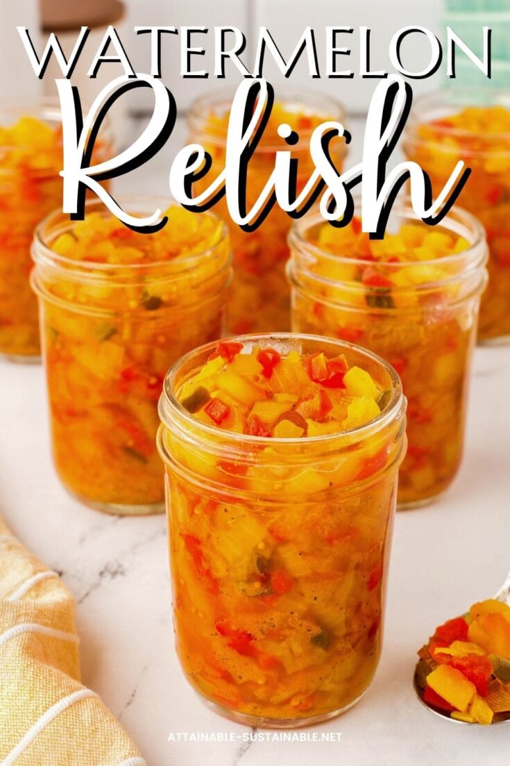 Watermelon Rind Relish Recipe - Attainable Sustainable