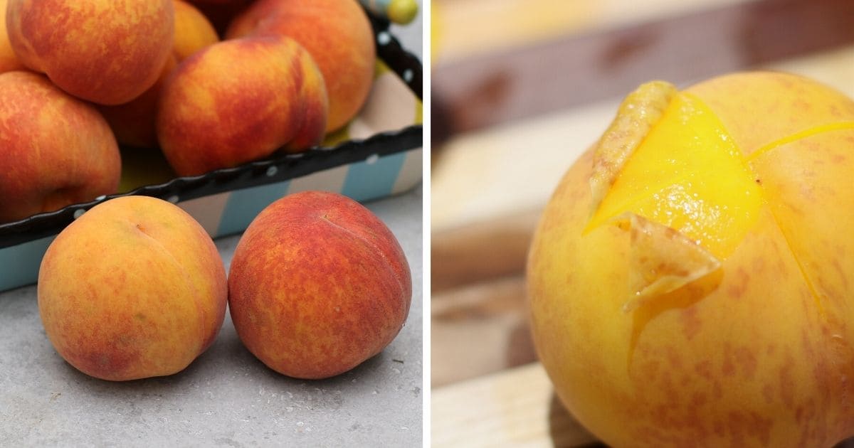 How to Peel Peaches the Easy Way - Attainable Sustainable®