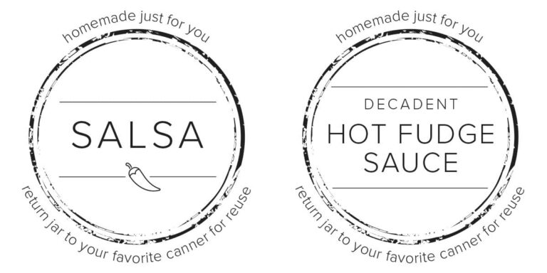 Printable Canning Labels for Gift Giving - Attainable Sustainable®