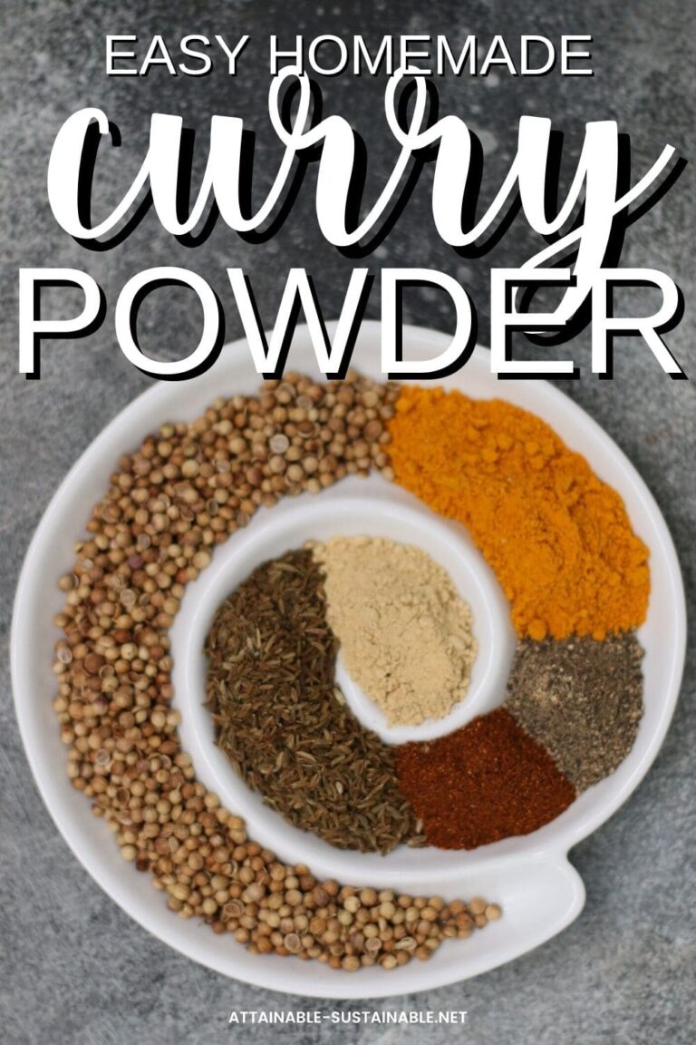 Homemade Mild Yellow Curry Powder Recipe - Attainable Sustainable®
