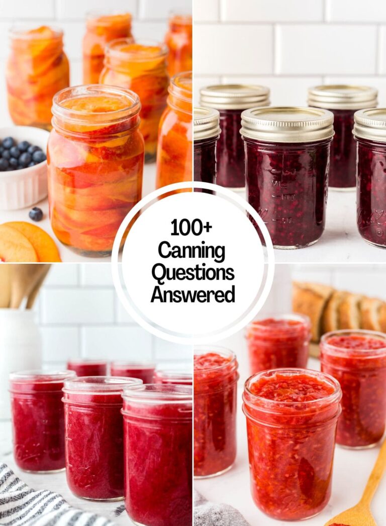 Canning Food at Home: 101+ FAQs - Attainable Sustainable®