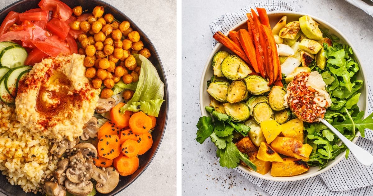 Quick & Easy Hummus Bowls - Attainable Sustainable®