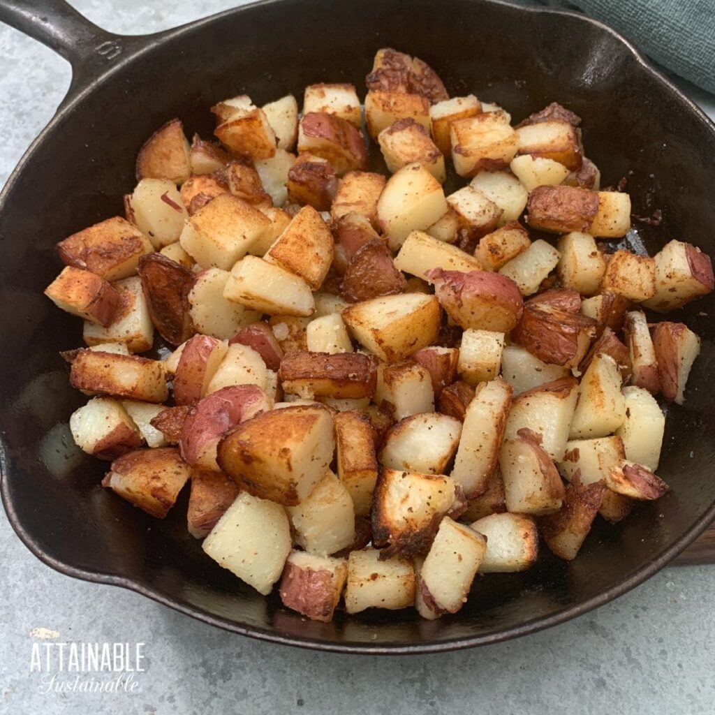 How to Make the Best Fried Red Potatoes Ever - Attainable Sustainable®