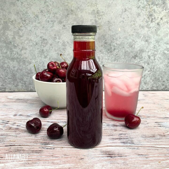 Easy Homemade Cherry Syrup - Attainable Sustainable®