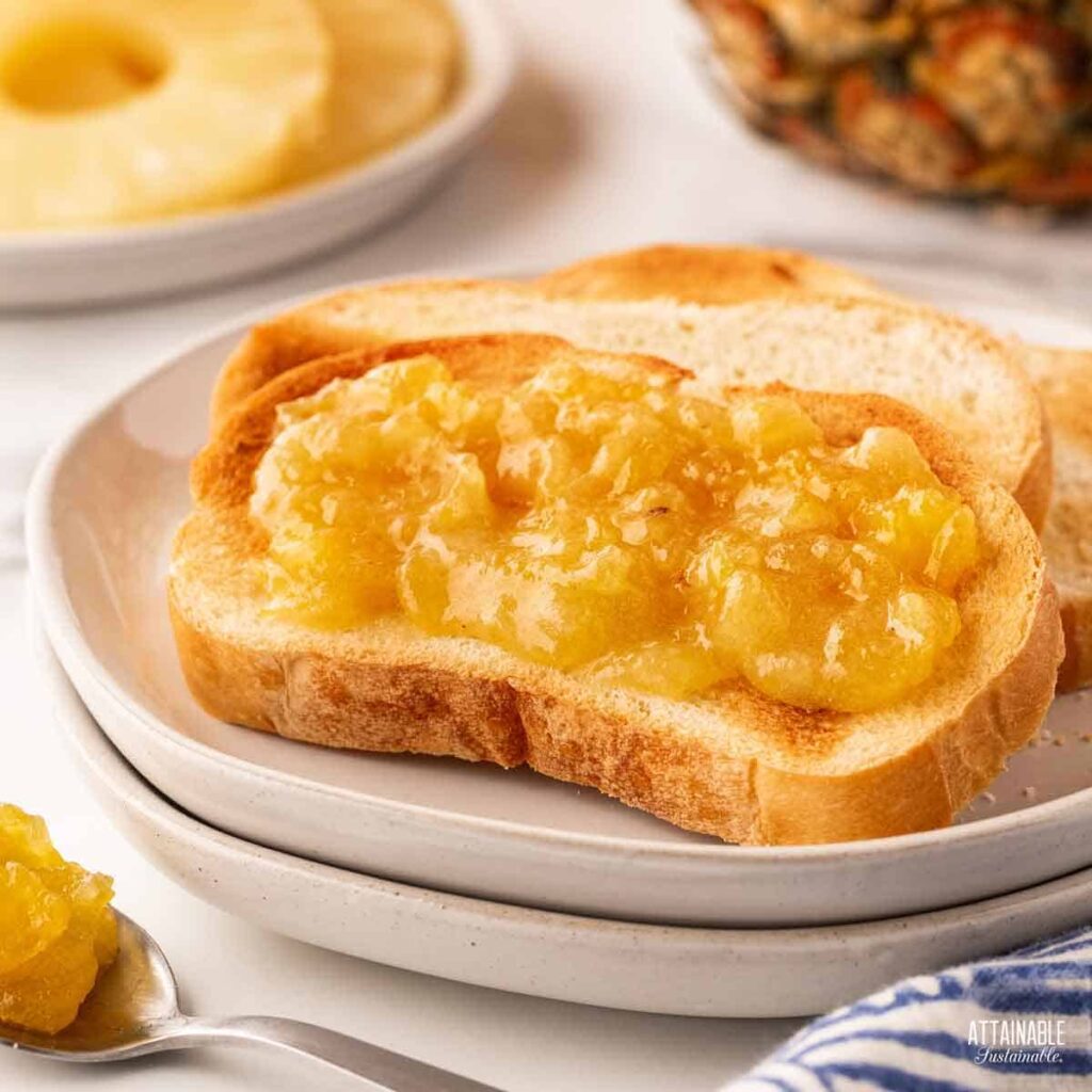 How to Make Pineapple Jam (Safe Canning Recipe) - Attainable Sustainable®