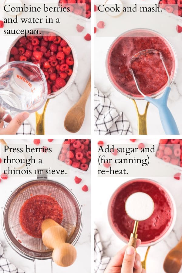 How to Make Raspberry Puree (Fresh, Freezing, or Canning) - Attainable ...