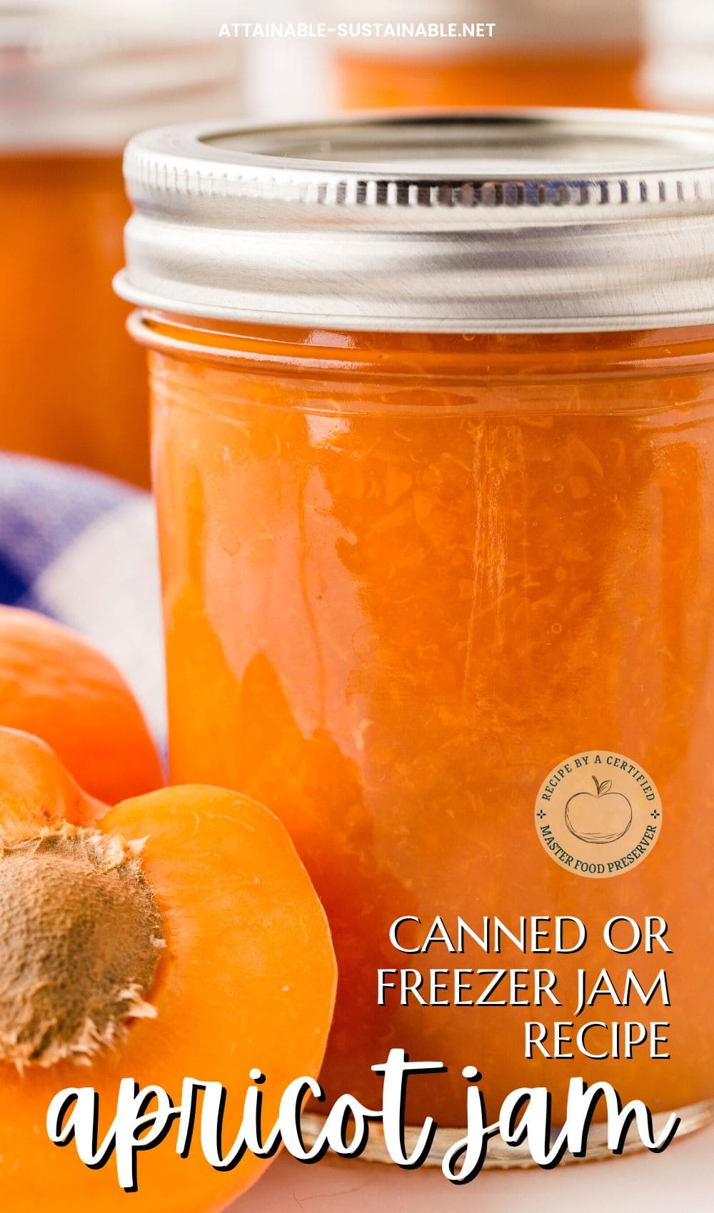 Making Apricot Jam: Freezer or Canning Recipe - Attainable Sustainable®